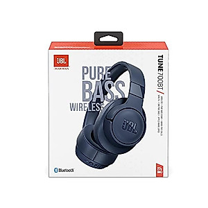 JBL TUNE 700BT - Wireless Over-Ear Headphones - Blue