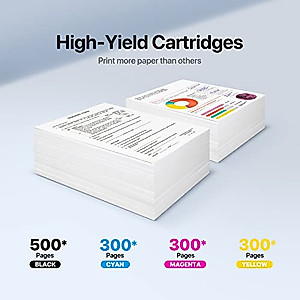 PGI-280XXL/CLI-281XXL 5 Color Value Pack Replacement for Canon 280 281 Ink Cartridges Compatible with PIXMA TR7520 TR8520 TS6120 TS6220 TS8120 TS8220 TS9120 TS9520 TS6320 TS9521C Printer