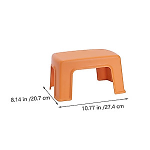 Veemoon 1pc Plastic Stool Children Stool Anti-Skid Stool Children Sitting Stool Mattress Pump Creative Footstool Kid Step Stool Bed Skirting Home Furniture Pp Aldult Non-Slip Stool