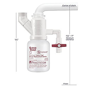 Practicon Gleco Trap System, Clay & Plaster Sink Trap Kit, 64 oz.