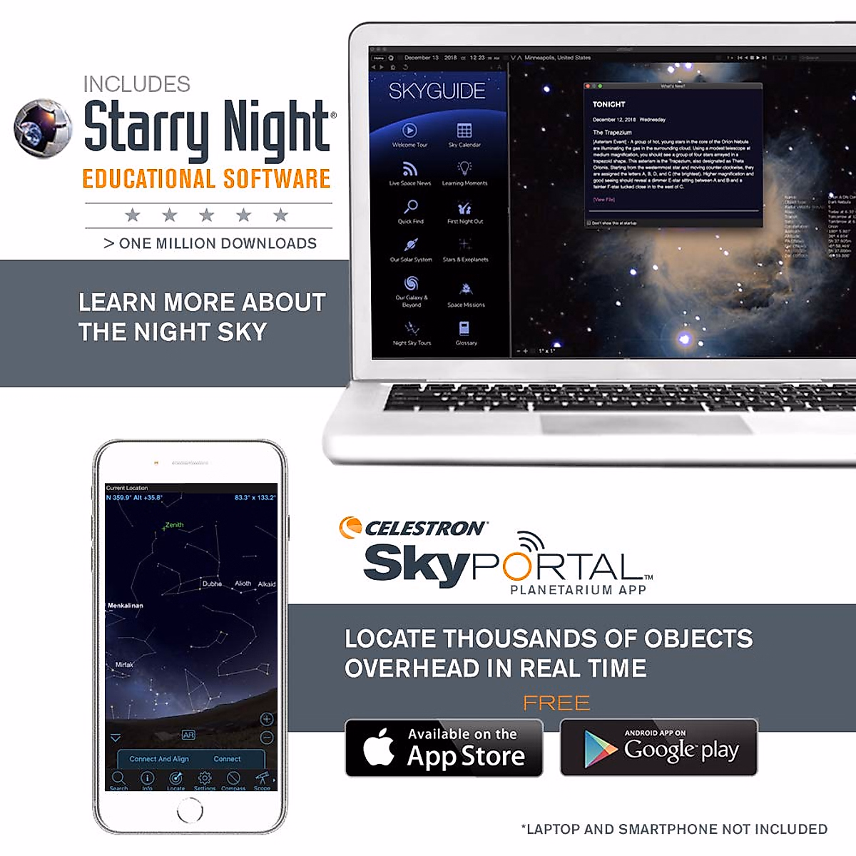 Celestron - NexStar 8SE Telescope - Computerized Telescope for Beginners and Advanced Users - Fully-Automated GoTo Mount - SkyAlign Technology - 40,000+ Celestial Objects - 8-Inch Primary Mirror