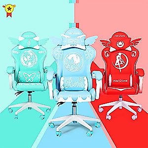 Lovely pink gaming chair silla game girl chair