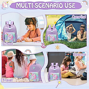 Unicorn Backpack for Girls, Chasechic Toddler Backpack Lightweight Kids Preschool Kindergarten Backpack for Boys and Girls with Chest Strap