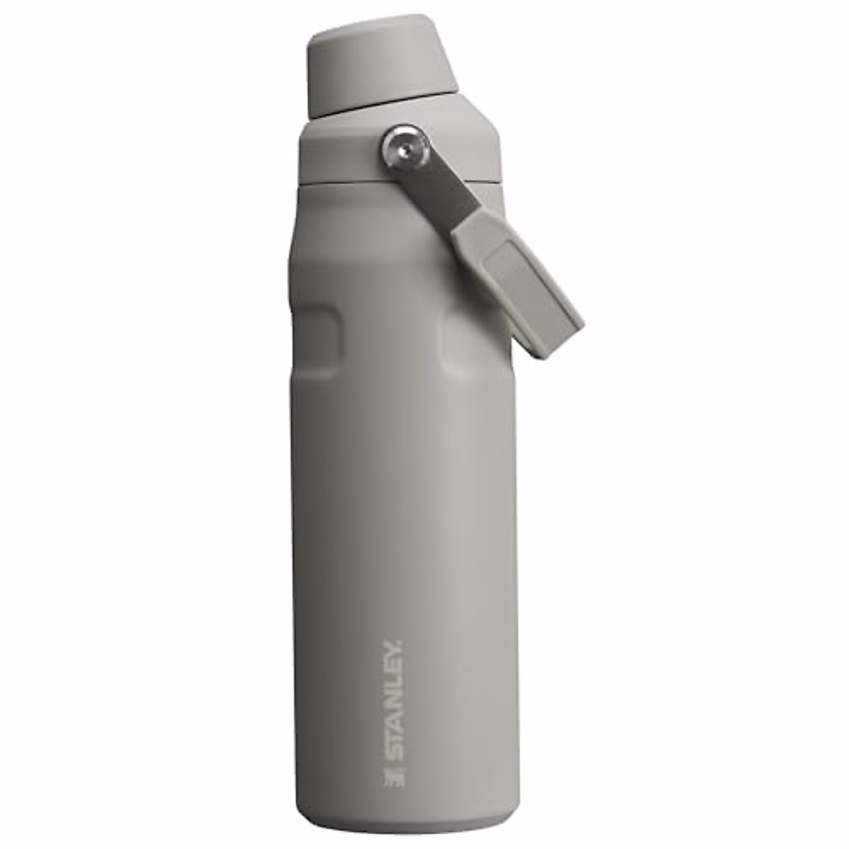 Stanley IceFlow Fast Flow Water Bottle 24 oz | Angled Spout Lid | Lightweight and Leakproof for Travel and Sports | Insulated Stainless Steel | BPA-Free | Ash