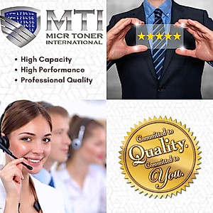 MTI 206A MICR Toner OEM Modified Replacement for HP 206A 206X | HP Color Laser Pro M255dw M255nw MFP M282nw M283cdw M283fdn M283fdw | W2110A Check Printer Magnetic Ink