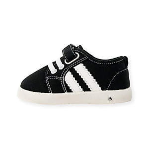 Wee Squeak Toddler Squeaky Tennis Shoes Andy Jet Black Size 5