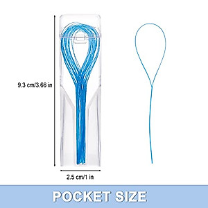 Dental Floss Threaders for Braces, Bridges, and Implants (Pack of 6)