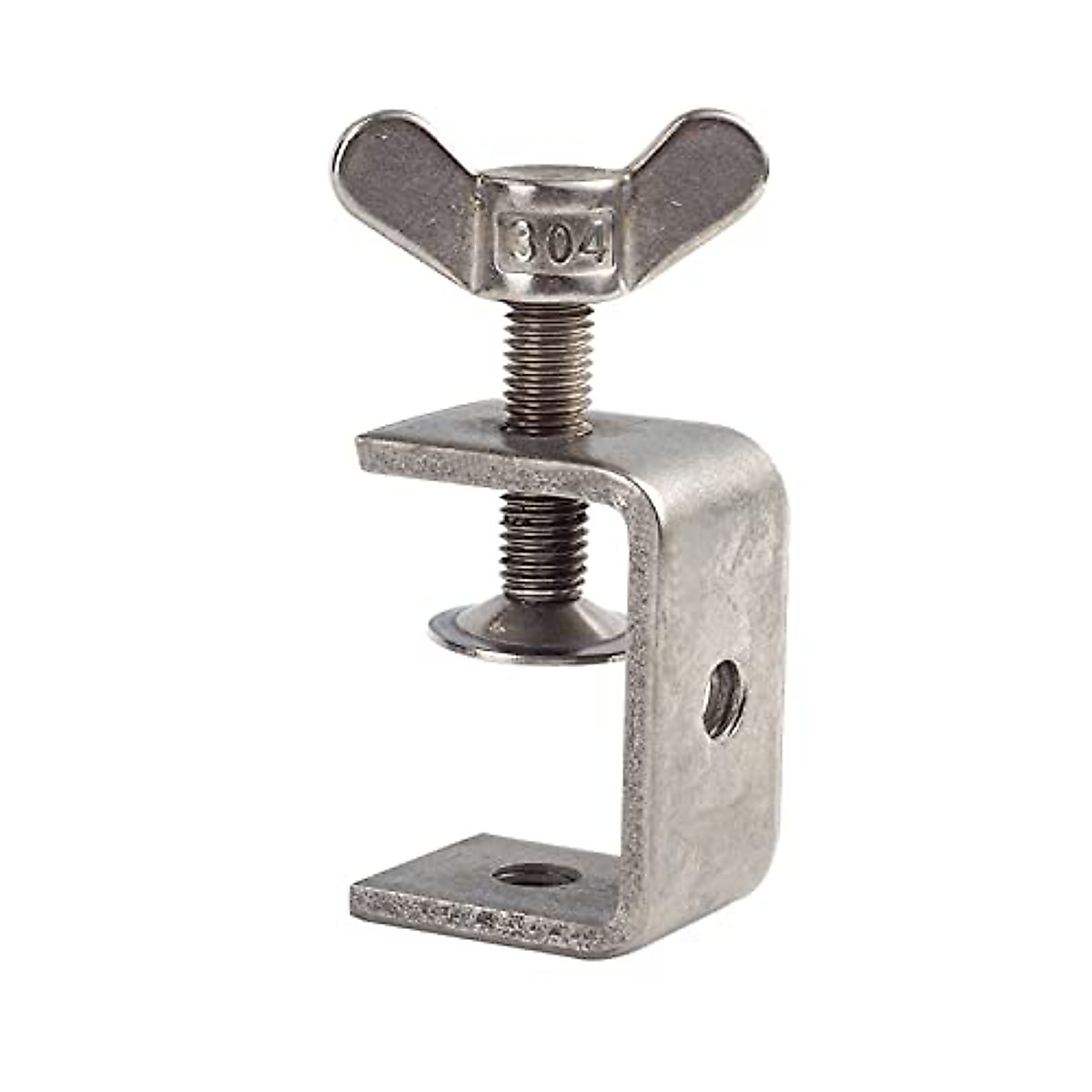 Kyien 304 Stainless Steel C-Clamp Heavy Duty G-Clamp Use For Woodworking Auto Welding Metal Processing DIY With Butterfly Openings