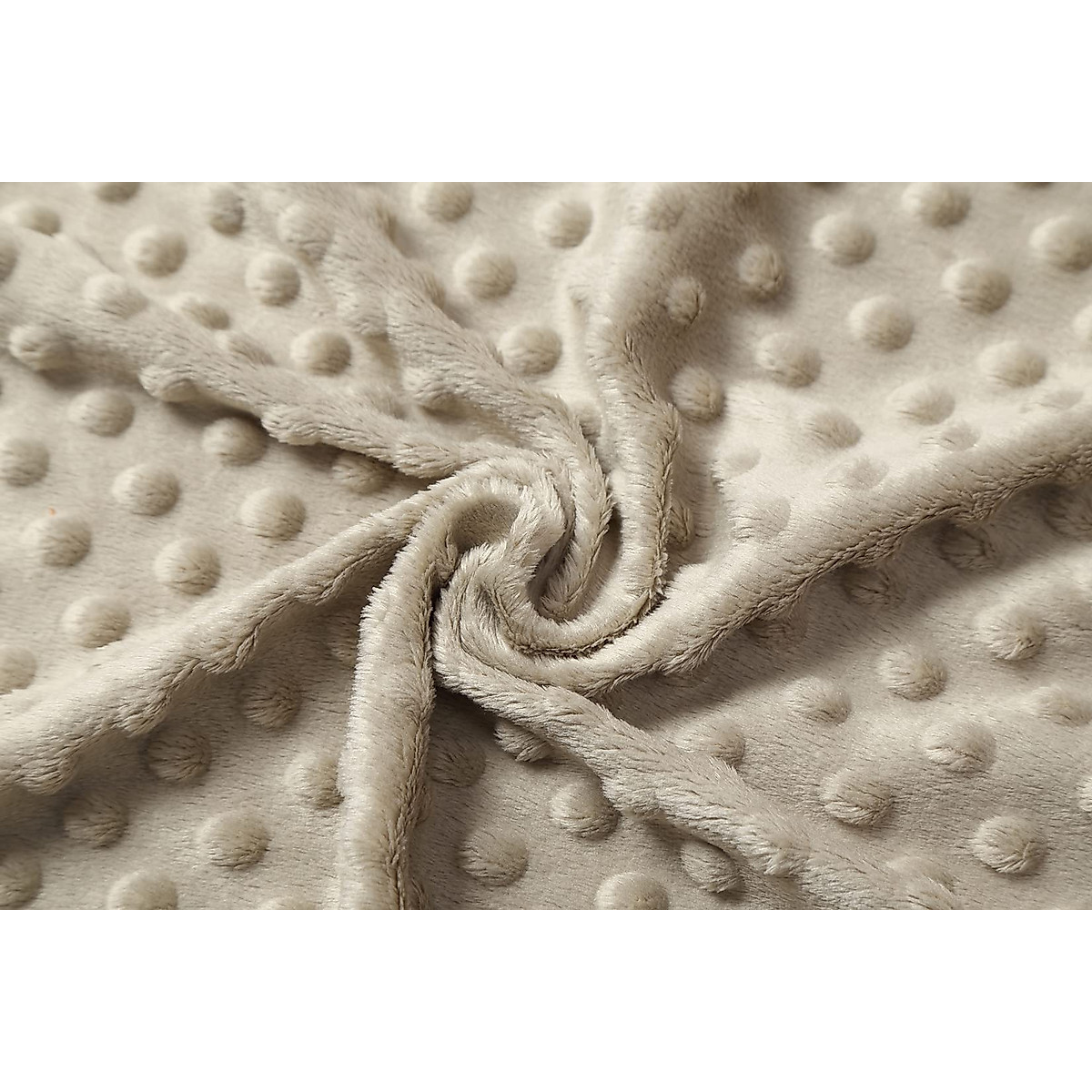 Blackleaf Baby Minky Playard Sheet, Ultra Soft Portable Mini Crib Sheets, Minky Dots Plush Playard Mattress Cover (Tidal Foam)