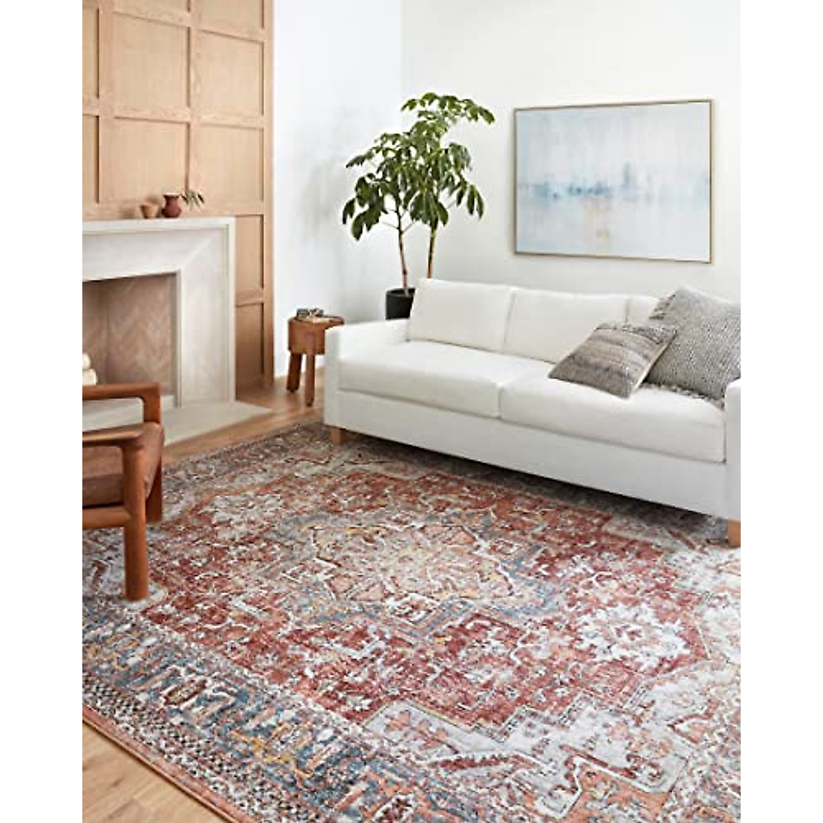 Loloi II Cassandra Collection CSN-01 Rust/Multi, Traditional 7'-10" x 10' Area Rug