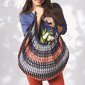 Bernat Handicrafter Cotton Solids Yarn, 1.75 oz, Gauge 4 Medium, 100% Cotton, Indigo