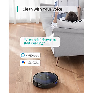 eufy by Anker, BoostIQ RoboVac 15C MAX, Wi-Fi Connected Robot Vacuum Cleaner, Super-Thin, 2000Pa Suction, Quiet, Self-Charging Robotic Vacuum Cleaner, Cleans Hard Floors to Medium-Pile Carpets