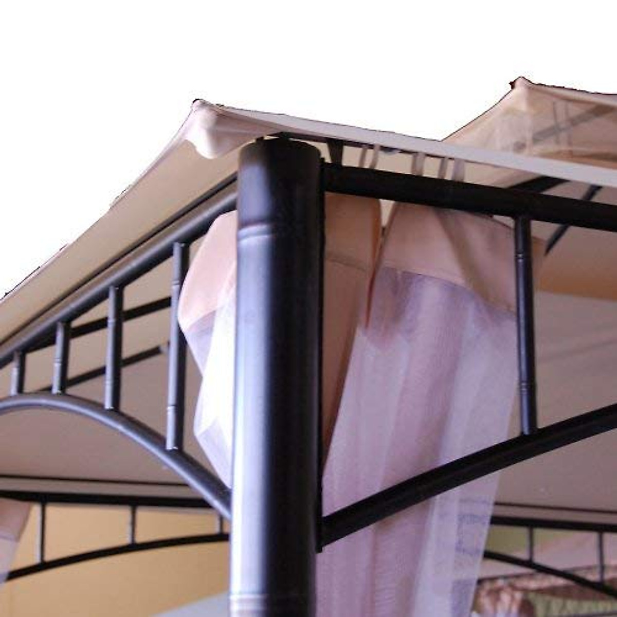 Garden Winds Replacement Canopy for Target Madaga Gazebo, Beige