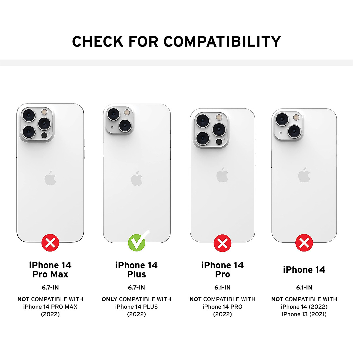 URBAN ARMOR GEAR [U] by UAG Designed for iPhone 14 Plus Case White Marshmallow 6.7" Lucent 2.0 Built-in Magnet Compatible with MagSafe Charging Slim Lightweight Opaque Protective Cover