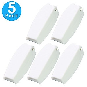 Leisure Coachworks 5 Pack White - Baggage Door Catch - Clip - Holder - for RV, Trailer, Camper, Motor Home Baggage Doors (5-Pack, White)