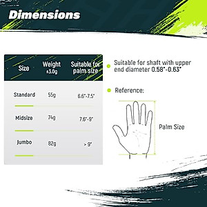 SAPLIZE Cross Corded Golf Grips 13 Pack, Low Taper Design, Multi-compound Hybrid Golf Club Grips, 13 Grips with 15 Tapes, Standard Size, Green, CL03 Series