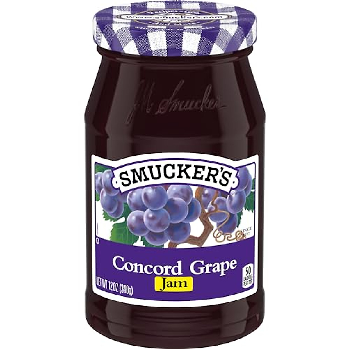 Smucker's Concord Grape Jam, 12 Ounces (Pack of 6)