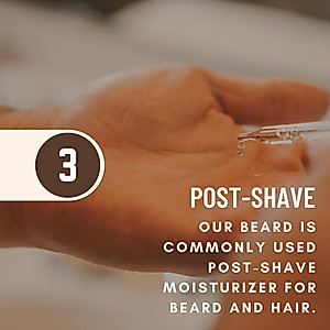 Johnny Slicks Organic Beard Oil | Moisturizes, Reduces Dry Skin & Itch | US Made, Veteran Owned (Chemical-free w/Tea Tree, Jojoba, Coconut & Argan), Original