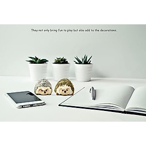 XUO Hedgehog Stuffed Animal, Cute Stuffed Hedgehog Soft Adorable Squishy Plush Toy, Gift for Boys Girls Kids