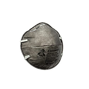 3M 8247 Disposable Odor Respirator for Workshop Odor, R95, Disposable-Lightweight Design, 1-Pack