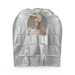 Vision Scientific VAT107-DC 17 Parts Sexless Human Torso | Open Back Exposes Muscular Layers, Vertebral Volume, Nerve Branches |Neck Dissected Shows Muscular, Neural, Vascular and Glandular Structure