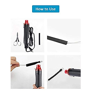 650pcs Heat Shrink Tubing Black innhom Heat Shrink Tube Wire Shrink Wrap UL Approved Ratio 2:1 Electrical Cable Wire Kit Set Long Lasting Insulation Protection, Safe and Easy, Eco-Friendly Material