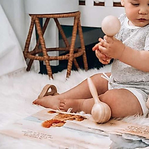 TOPZEA 12 Pack Kids Musical Instruments, Natural Wood Percussion Instrument Baby Drum Set Tambourine Xylophone Musical Toys for Toddler, Boys and Girls, Preschool Educational, with Storage Bag