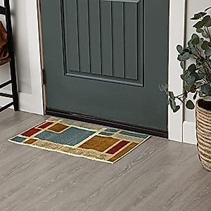 Mohawk Home Soho Regnar Geometric Squares Accent Area Rug, 1'6"x2'6", Multi