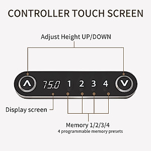 Sileye Electric L Shape 59 Inches Standing Desk, Height Adjustable Sit Stand Up Computer Table, Large Modern Smart Ergonomic Home Office Workstation with Splice Board Rustic Brown Top + Black Frame