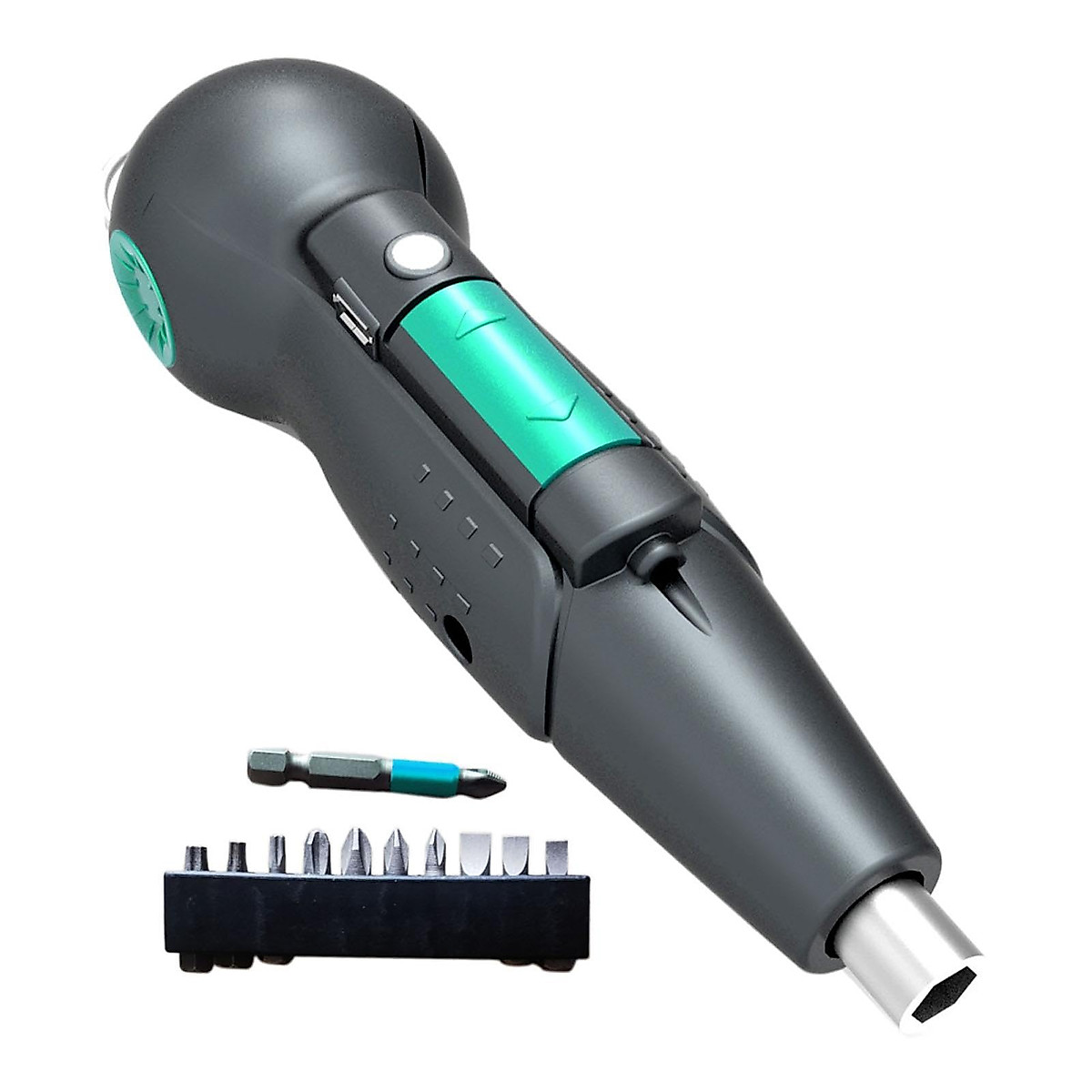 Electric Screwdriver Tool, Rechargeable 3.6v Multi Screwdriver, Cordless Drill with Mini Gourd Handle, Self-locking Electric Screw Guun, Power Screwdriver with Variety of Screw Heads for Home Repairs