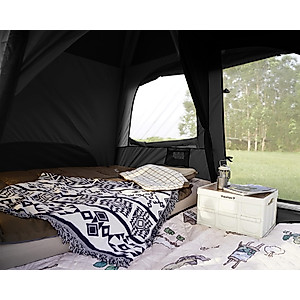 Vidalido 4-6 Person Camping Tent with 3 Door 2 Room Large Family Cabin Tents, Double Layer Waterproof Portable Glamping Tent, Big Tents for Outdoor Camping Hiking and Backpacking