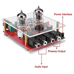 Socobeta Preamplifier Preamp Tube Board DIY Kit 6J1 Preamp Tube Board Preamplifier Headphone Amplifier