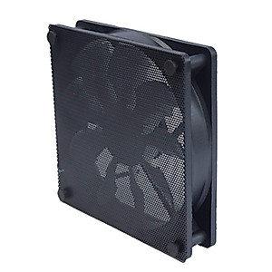 Maxmoral 5pcs 8cm PC Fan Dust Filter Black PVC Dustproof Mesh Cover Guard for Computer Cooler Fan Case