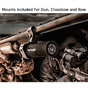TACTACAM Solo Wi-Fi Hunting Action Camera + Barrel/Scope Mount, Under Scope Rail Mount, Bow Stabilizer Mount and 32GB microSD Card