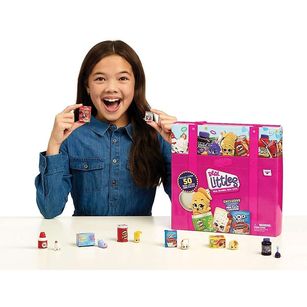 Shopkin Real Littles Collector Case with Exclusive Strawberry Pop Tarts Mini Pack