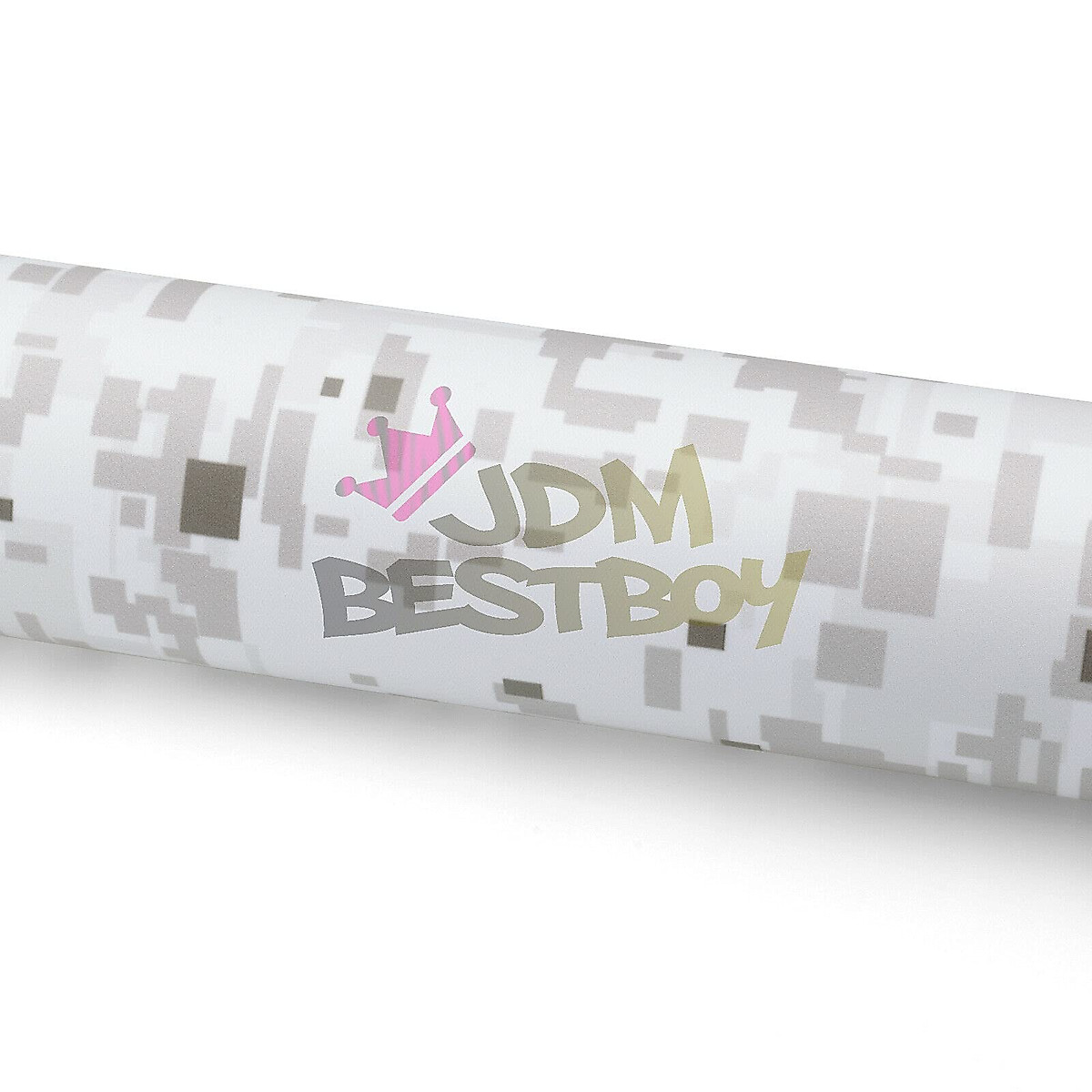 Free Tool Kit White Camouflage Digital Camo Vinyl Wrap Decal Sticker Bubble Free Car Self Adhesive Film - 60"x120" (5FTx10FT)