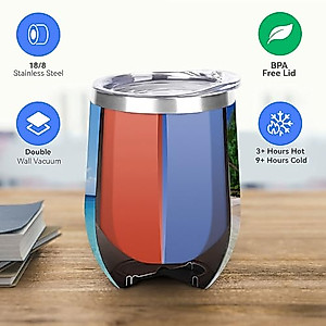 silichee 12 Oz Stainless Steel Coffee Travel Mug with Lid Beach Island Lazio at Praslin Seychelles Insulated Tumblers Vacuum Coffee Mugs for Hot and Cold Drinks,Wine,Coffee