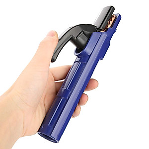 Jaw Holding Plier, Copper Electrode Holder Welding Electrode Holder, Welder Electrode Holder Blue Electrode Clamp for Welder