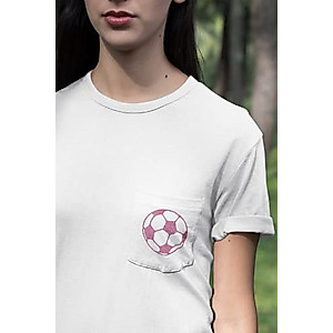 Soccer Ball Iron On Vinyl Decal, Tshirt Hoodie Decal, Heat Transfer, Sport Ball, Soccer Team Iron On Patch, Pick Size Color, Iron On Almost Anything in 5 Min (red)