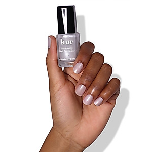 LONDONTOWN Illuminating Nail Concealer, Milky Sheer Quartz Gray Polish - Long Lasting Brightening Lacquer Nail Care for Discolored, Yellowing Nails, .40fl oz