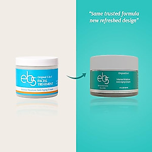 eb5 Intense Moisture Anti Aging Moisturizer Face and Neck Cream- Tone & Tighten Skin with Retinol, Fade Fine Lines and Wrinkles with Vitamin E, A and B5-4oz