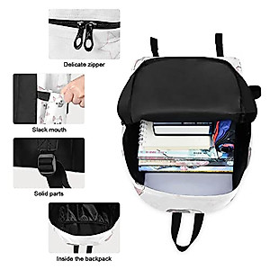 Kigai Dog Backpack for Boys Girls School Travel Back Pack Lightweight Durable Bookbag with Lunch Bag