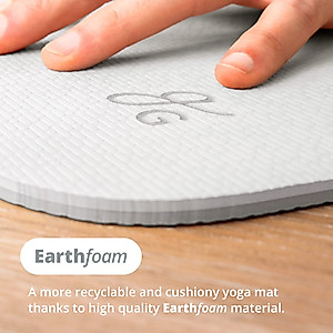 Greater Goods Professional Yoga Mat - Exercise Mat for Fitness, Balance, and Stability, Carrying Strap Included, Pebble Gray