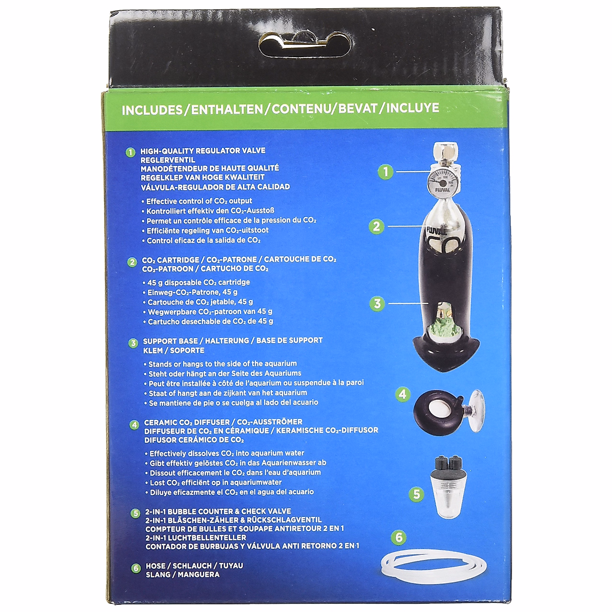 Fluval Pressurized 1.6oz CO2 Kit, 17554
