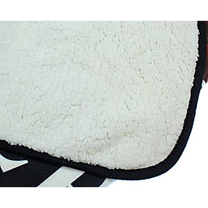 Parks And Recreation Farewell Li'l Sebastian Super Soft Fleece Throw Blanket Black / One Size