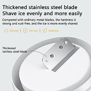 KALPAGA Manual Ice Crusher Machine Portable Ice Shaver and Snow Cone Machine with 2 Ice Cube Trays, Ice Crusher and Shaved Ice Machines