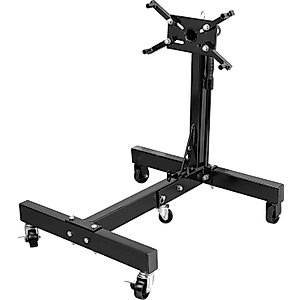 Torin AT26801B Steel Rotating Engine Stand with 360 Degree Rotating Head and Folding Frame: 3/4 Ton (1,500 lb) Capacity, Black