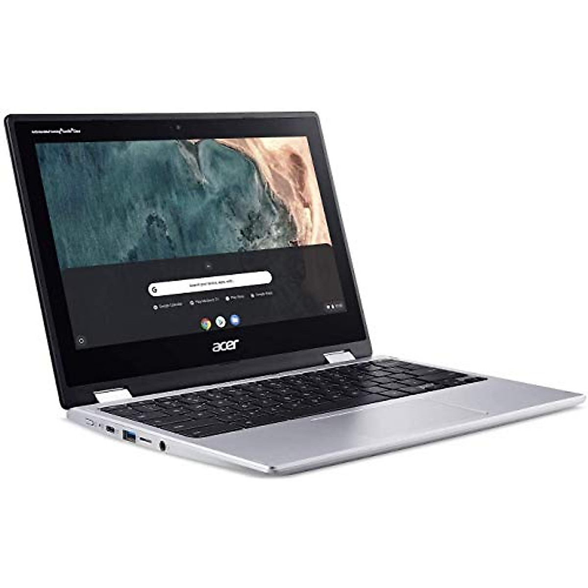 Acer 11.6" Touchscreen Convertible Spin 311 Chromebook Laptop, 32GB Storage, Silver (CP311-3H-K23X)