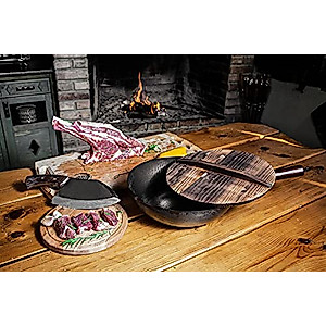 COOLINA Lixy Cleaver Knife, 8.7-in Hand-forged High Manganese Clad Steel, Full Tang Butcher Knife, Kitchen Chef Knives for Camping, Outdoor Cooking