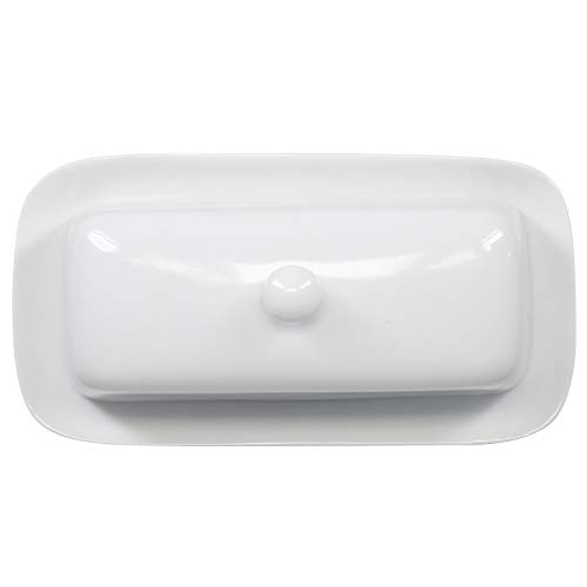 BIA Cordon Bleu Covered Butter Dish with Knob Lid, White (901114S1SIOC)